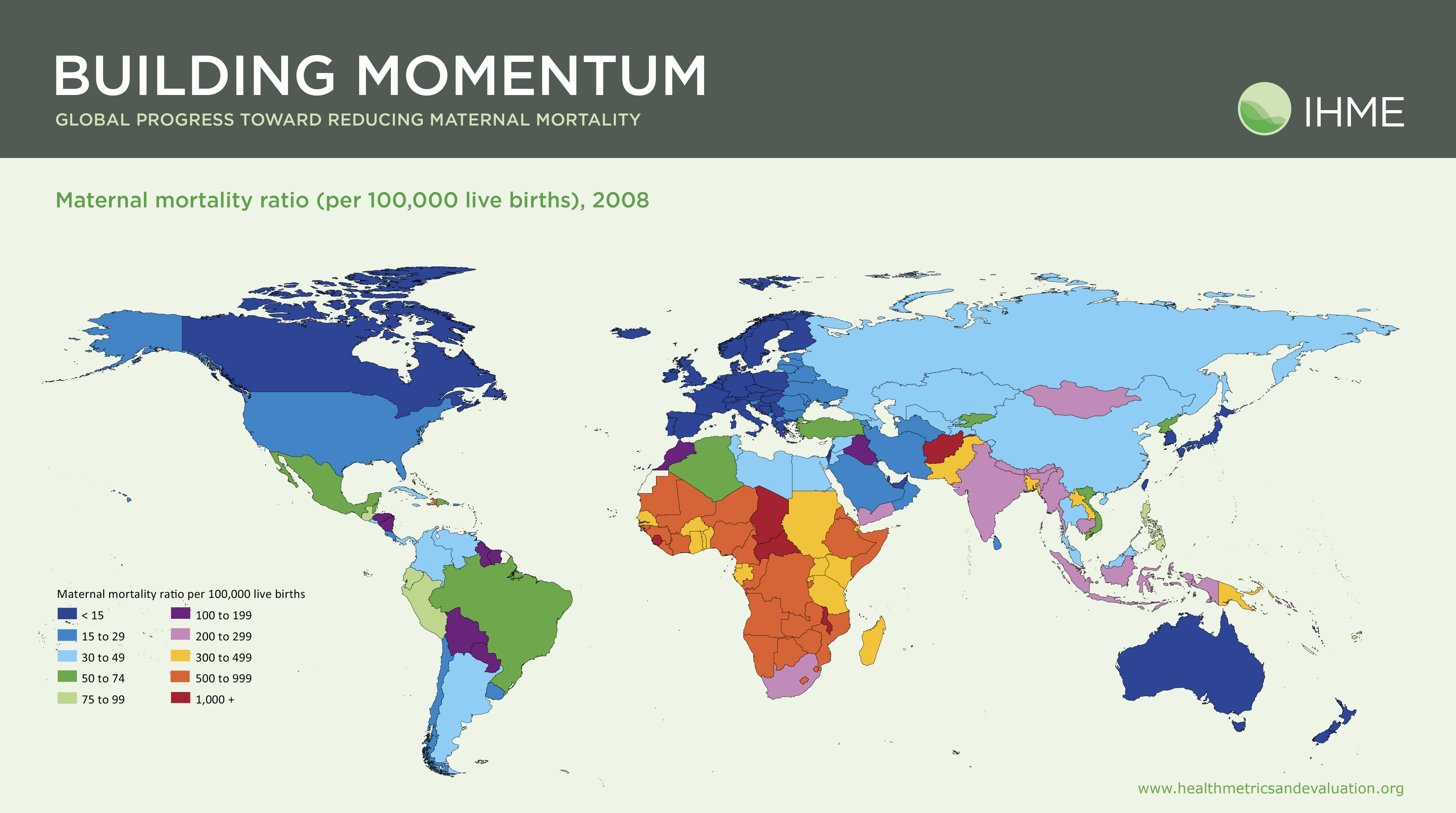 Maternal mortality ratio (per 100,000 live births) (Global), 2008 ... Maternal mortality ratio (per 100,000 live births) (Global), 2008 ...